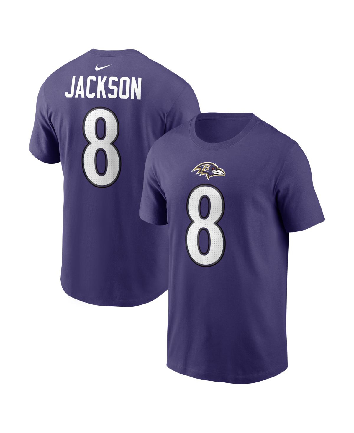 Click here for Nike Mens Lamar Jackson Purple Baltimore Ravens Na... prices