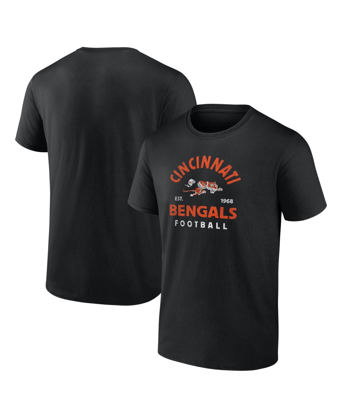 Click here for Logo Athletic Mens Black Cincinnati Bengals Vintag... prices