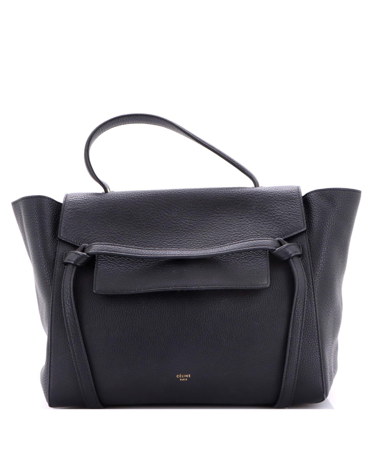 Click here for Pre-Owned Celine Mini Belt Bag Textured Leather -... prices