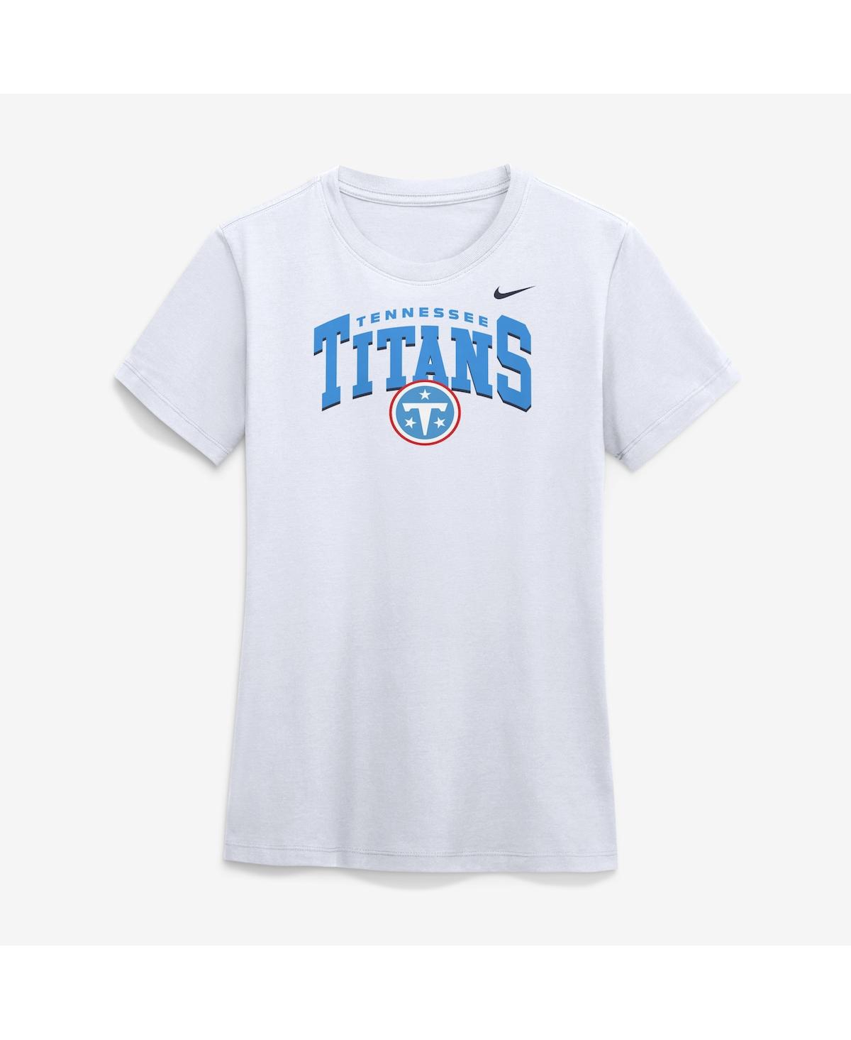 Click here for Nike Womens White Tennessee Titans Arch T-Shirt -... prices