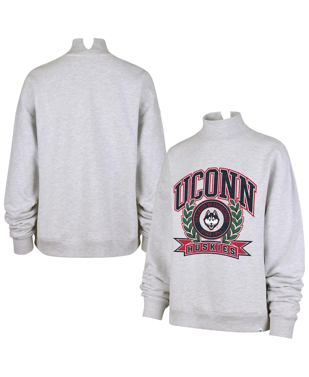 Click here for 47 Brand Womens Gray UConn Huskies Laurel Arch Moc... prices