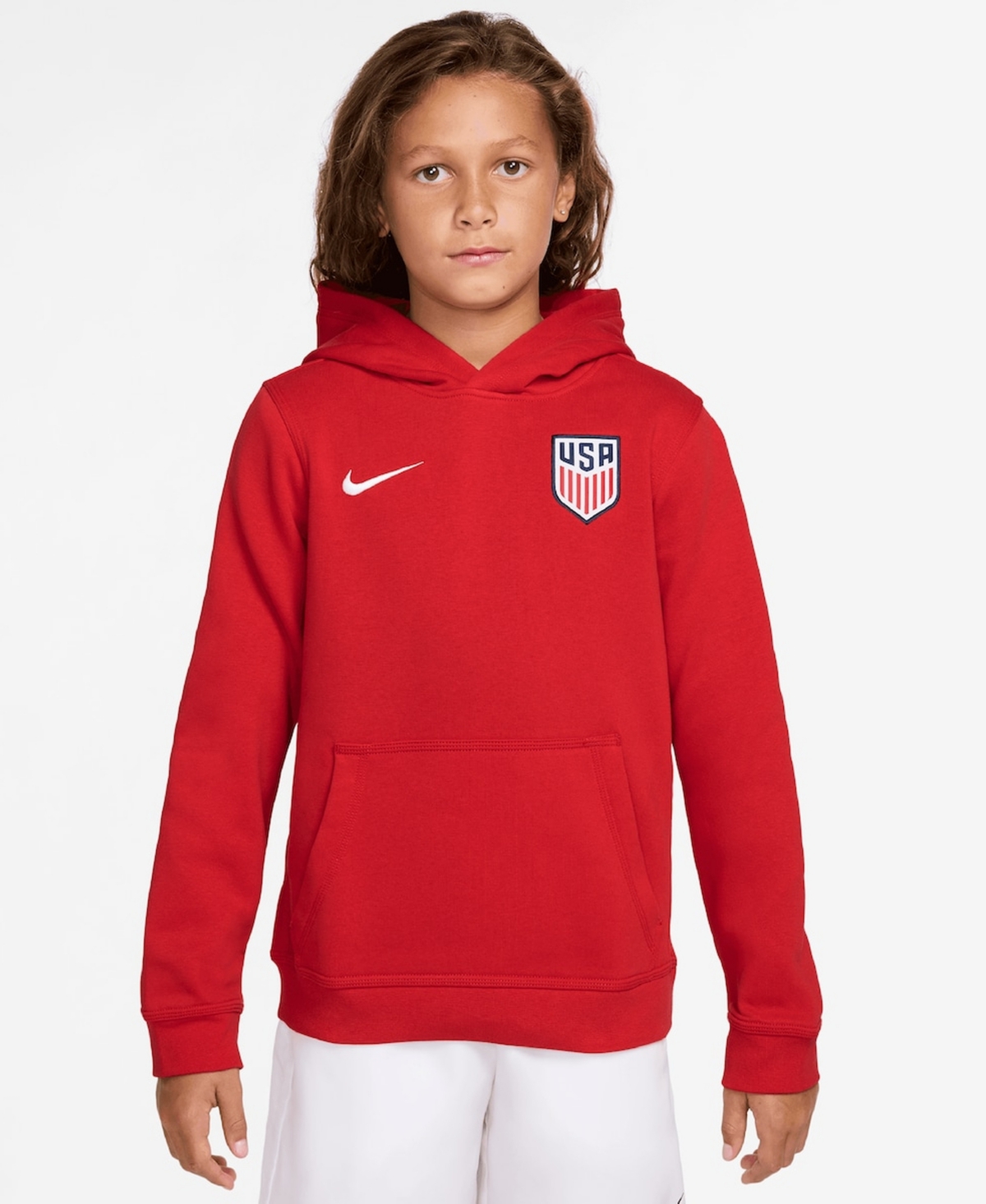 Click here for Nike Big Boys and Girls Red Usmnt Club Hoodie - Re... prices