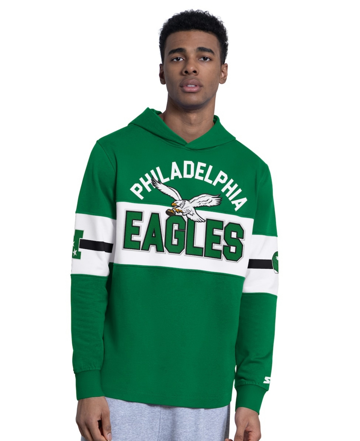 Click here for Starter Mens Kelly Green Philadelphia Eagles Fullb... prices