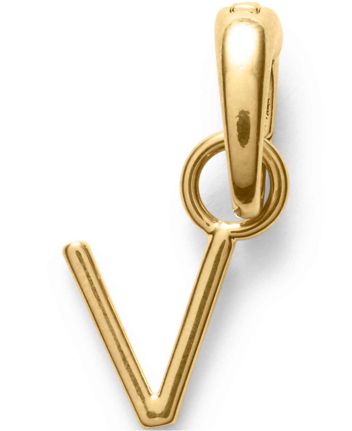 Click here for Lands End Water-Resistant Letter Charm - Letter v prices