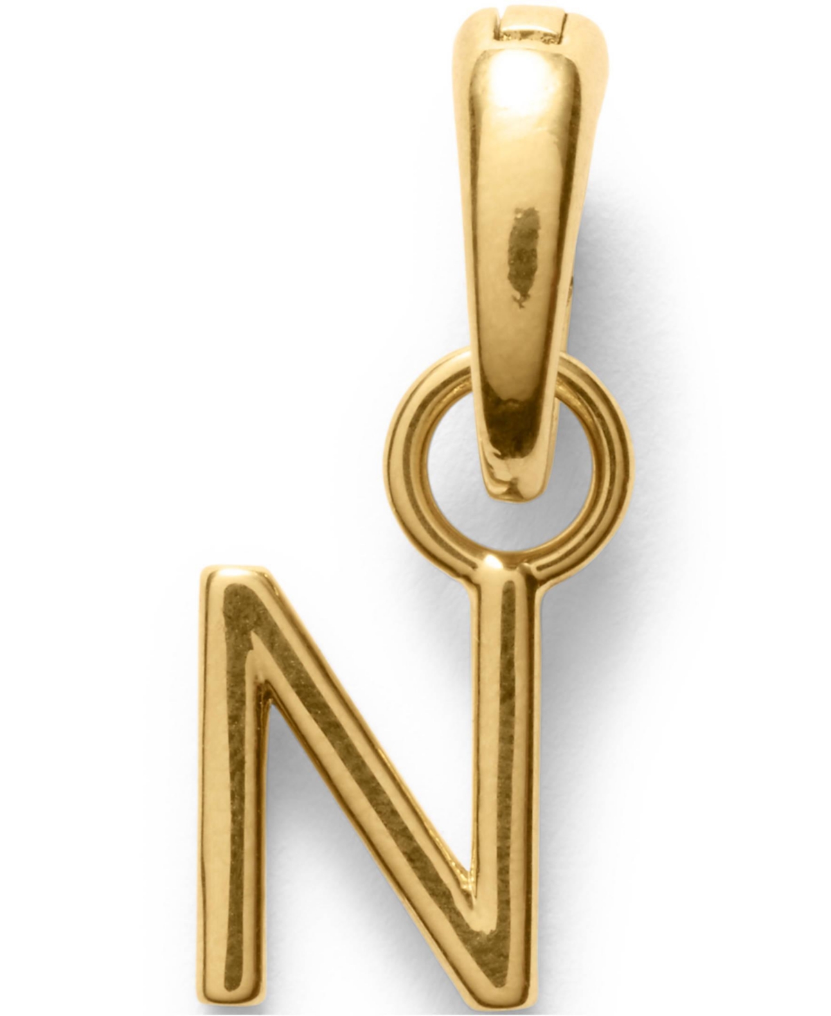 Click here for Lands End Water-Resistant Letter Charm - Letter n prices