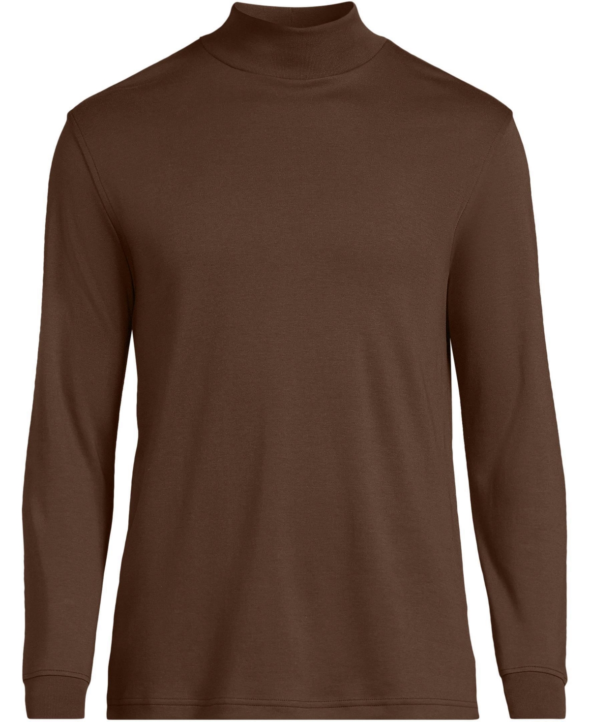 Click here for Lands End Big & Tall Cotton Supima Mock Turtleneck... prices