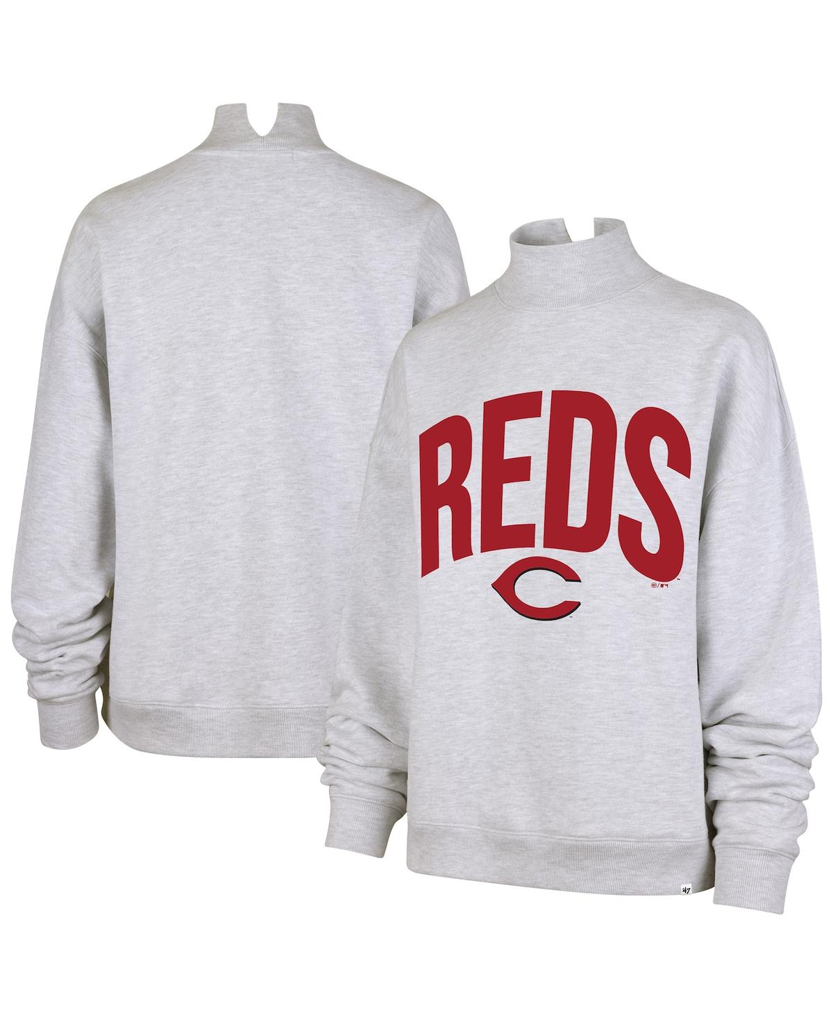 Click here for 47 Brand Womens Heather Gray Cincinnati Reds Subtl... prices