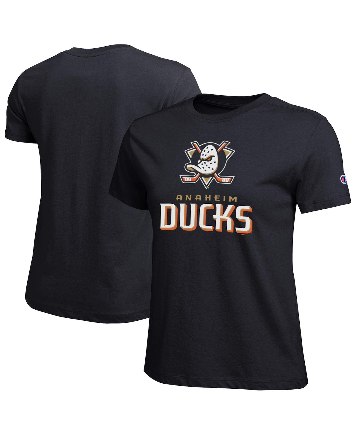 Click here for Champion Womens Black Anaheim Ducks Wordmark Locku... prices