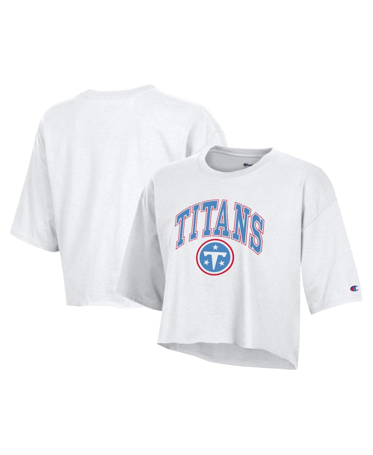 Click here for Champion Womens White Tennessee Titans Boyfriend C... prices