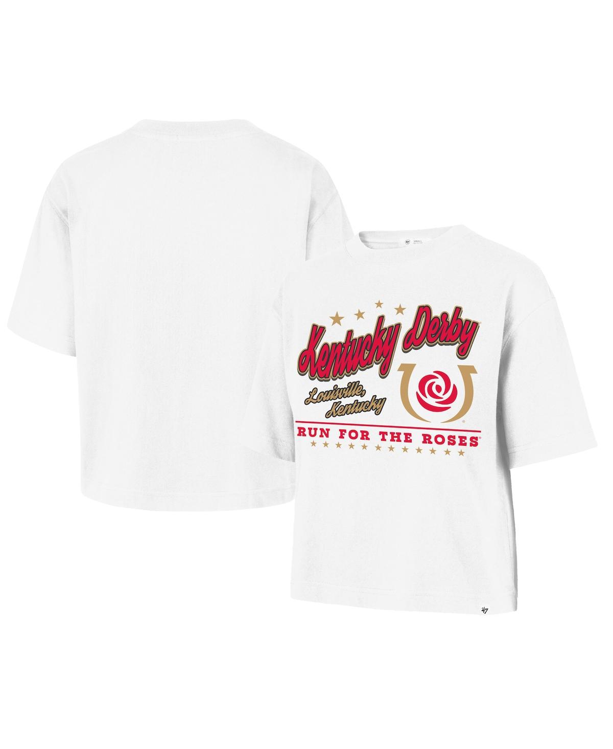 Click here for 47 Brand Womens White Kentucky Derby Reed City T-S... prices