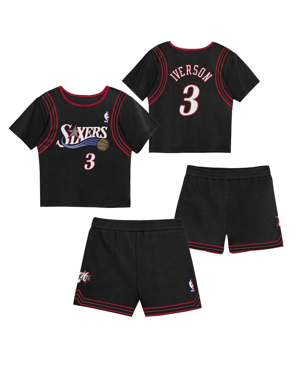 Click here for Mitchell & Ness Preschool Allen Iverson Black Phil... prices