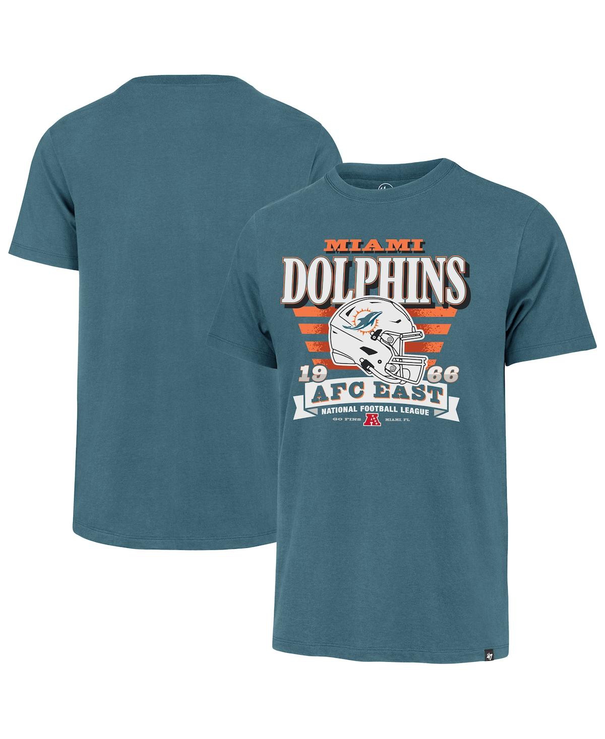 Click here for 47 Brand Mens Aqua Miami Dolphins Stripe Splash Fr... prices