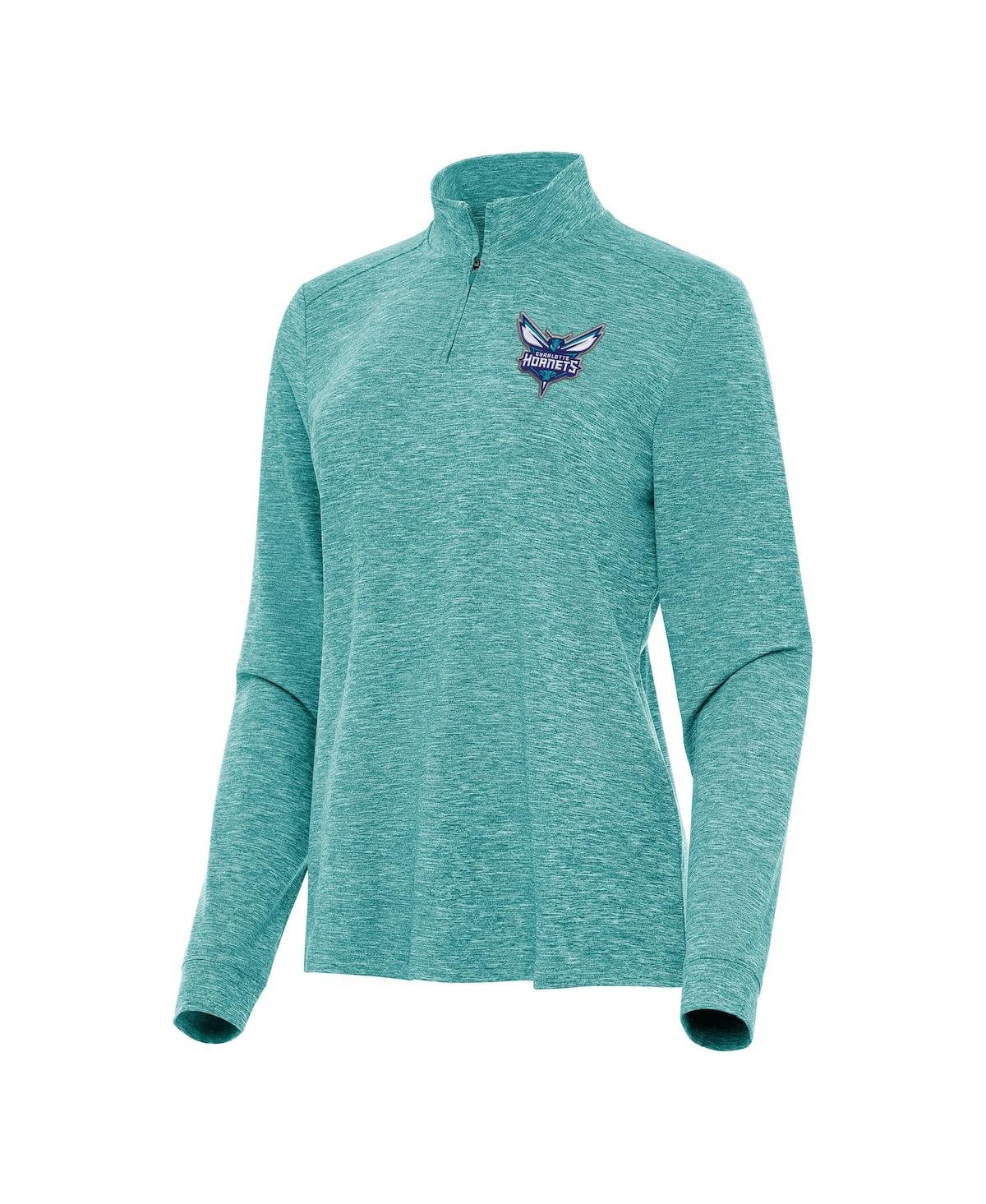 Click here for Antigua Womens Heather Aqua Charlotte Hornets Ment... prices