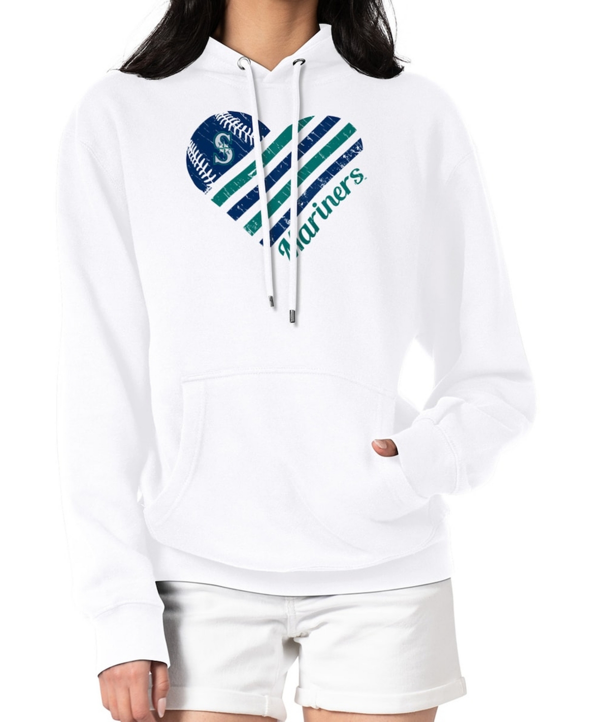 Click here for G-iii 4Her by Carl Banks Womens White Seattle Mari... prices