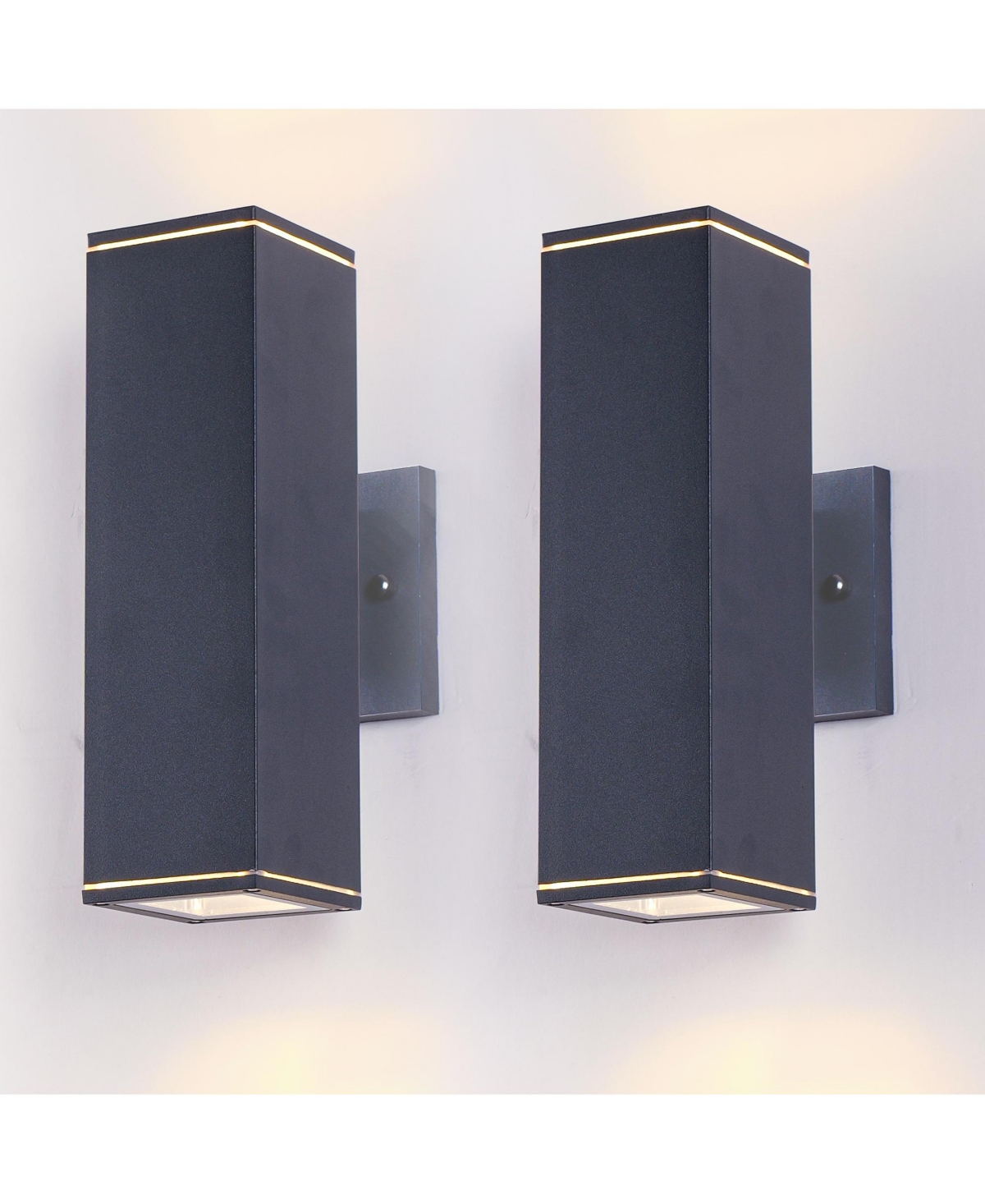 Click here for Busdays 2 Pack 12 Inch Modern Square Outdoor Wall... prices