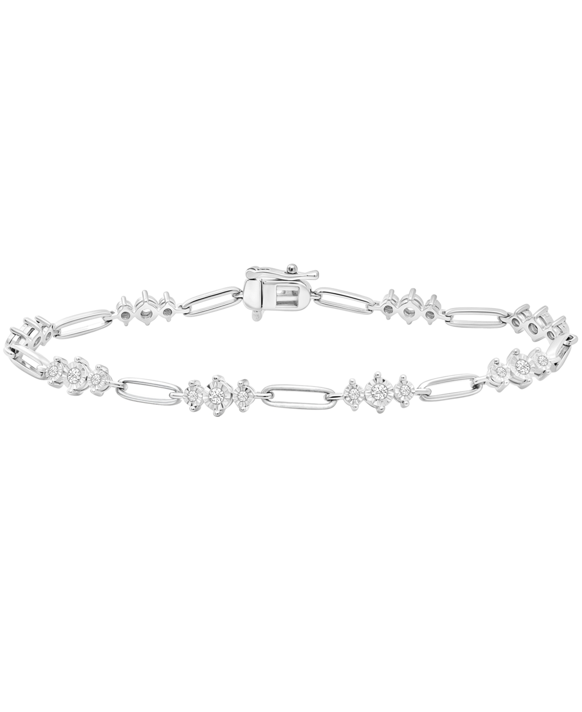 Click here for Macys Diamond (1/2 ct. t.w.) Bracelet in Sterling... prices