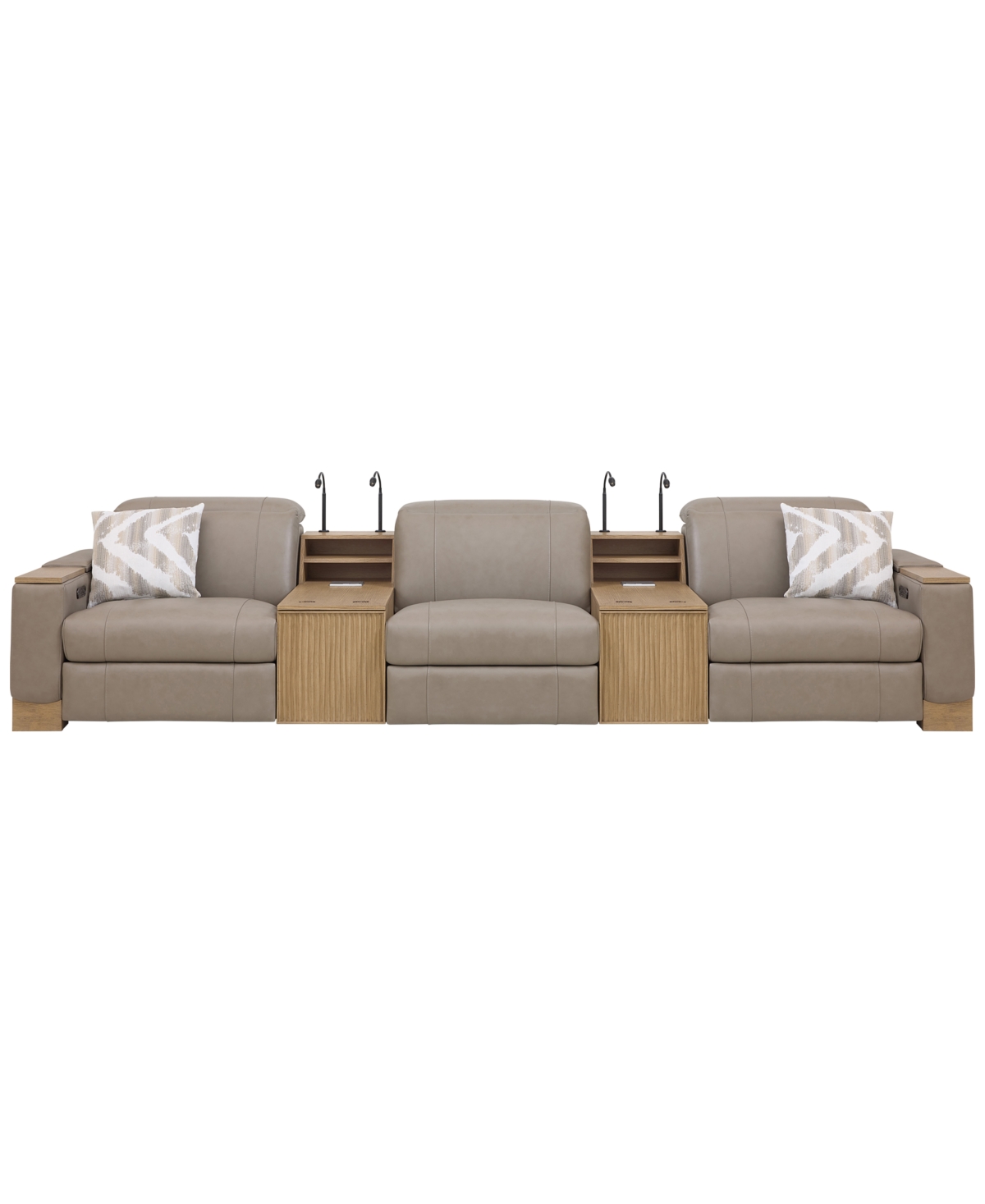Click here for Maxyne 5-Piece Power Reclining Sofa with 2 Console... prices