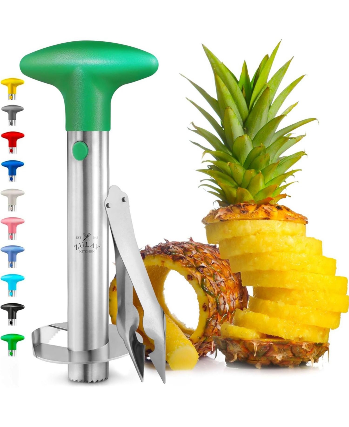 Click here for Heavy Duty Pineapple Corer & Slicer + Eye Removal... prices