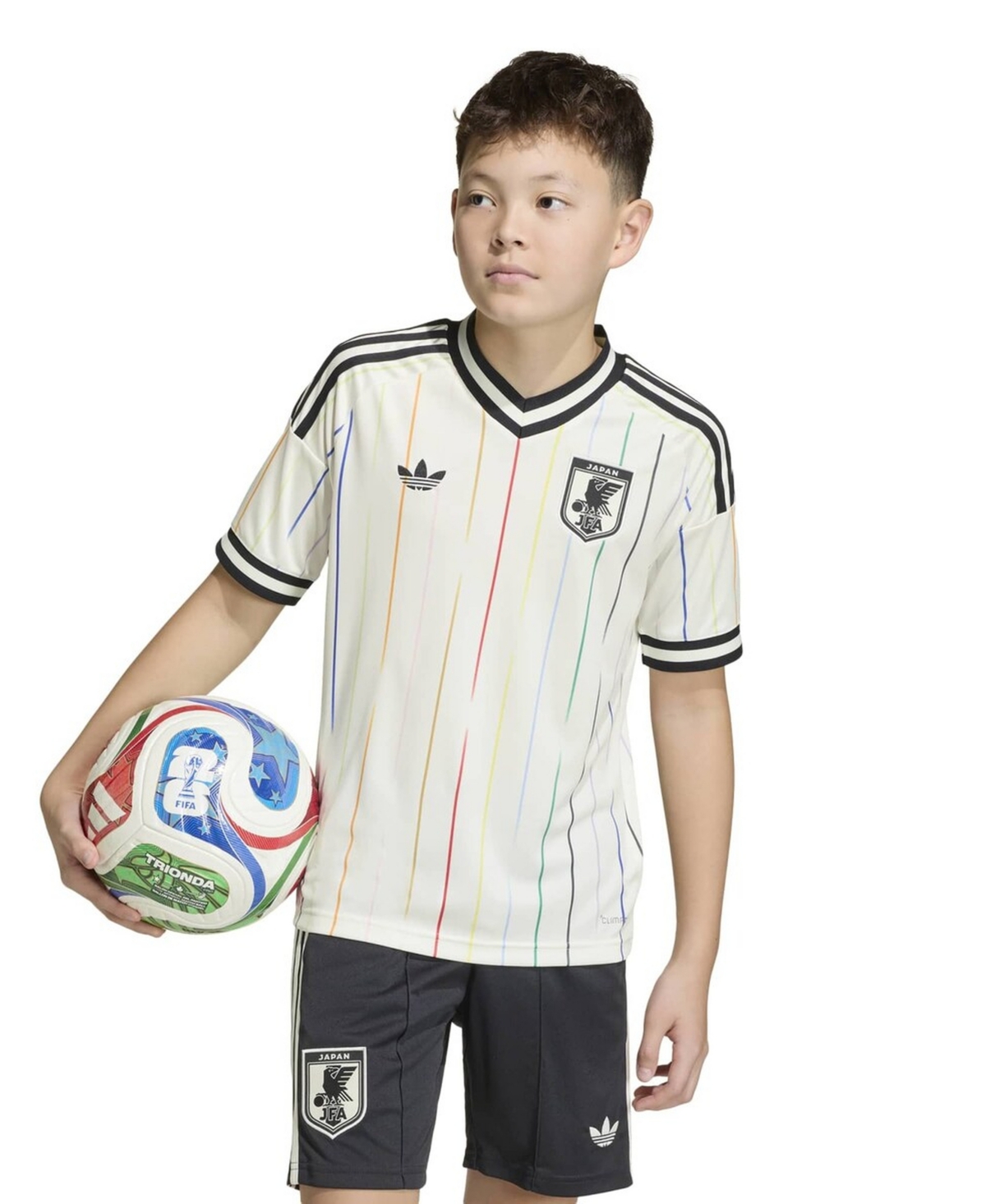Click here for Adidas Big Boys and Girls White Japan National Tea... prices