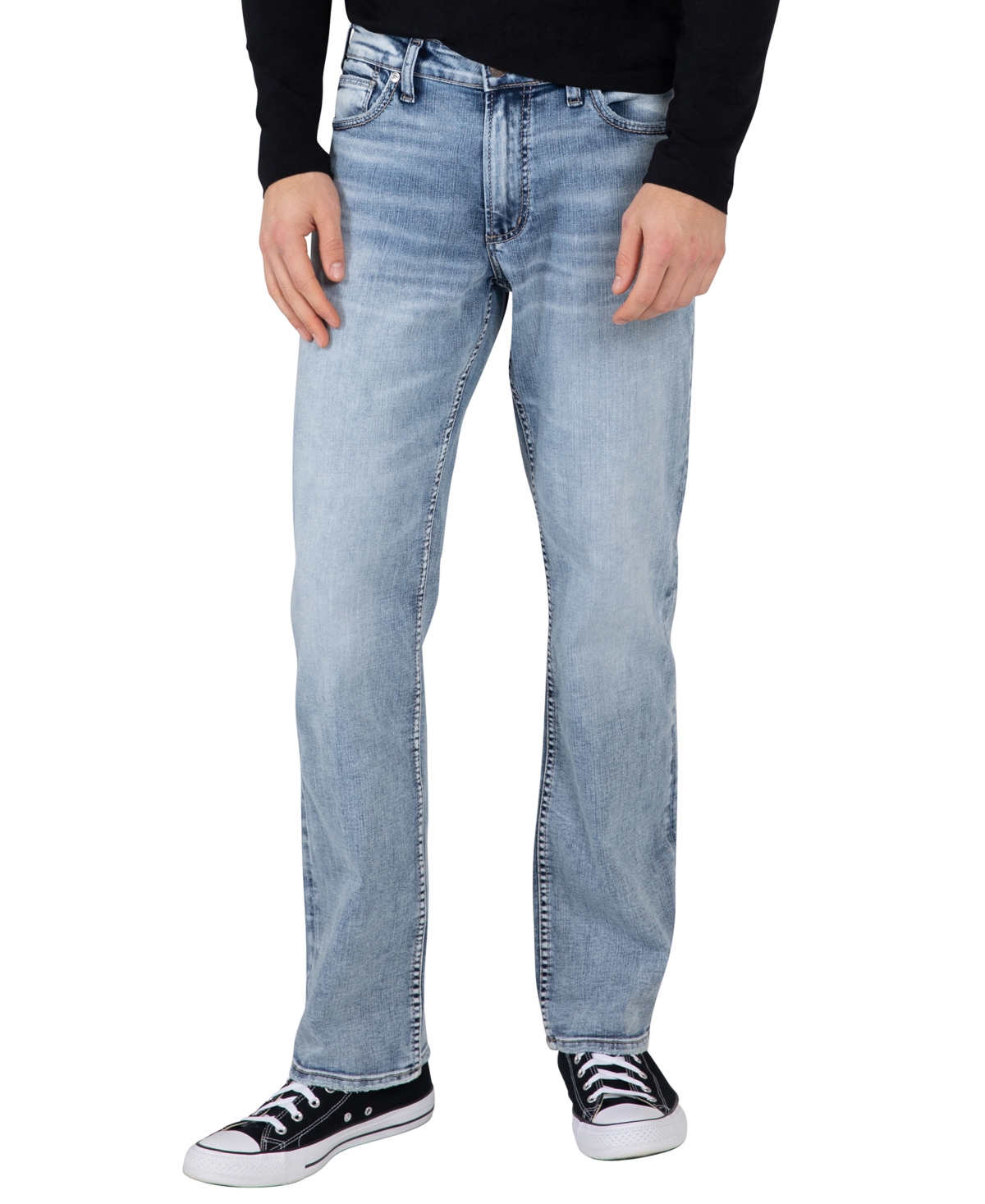 Click here for Silver Jeans Co. Mens Grayson Regular-Fit Jeans -... prices