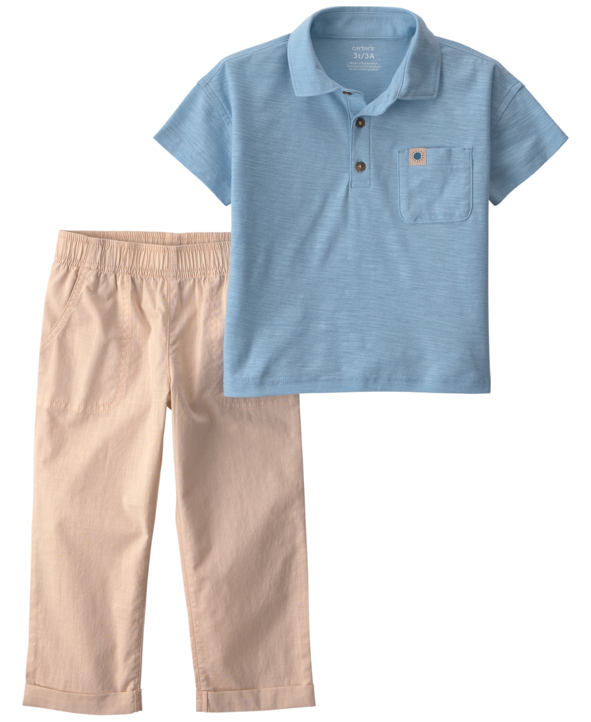 Click here for Carters Toddler Boys 2T-5T Polo Shirt and Pant  2-... prices