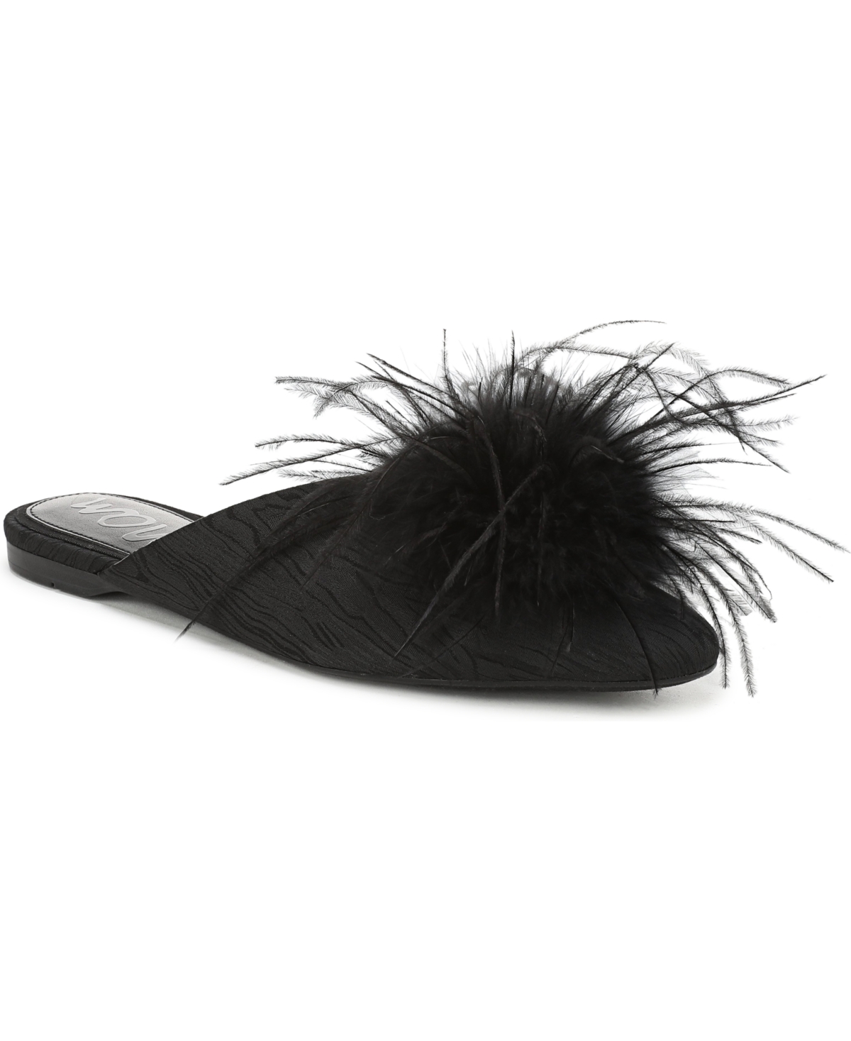 Click here for Sam Edelman Womens Khai Feather Slip-On Mule Flats... prices