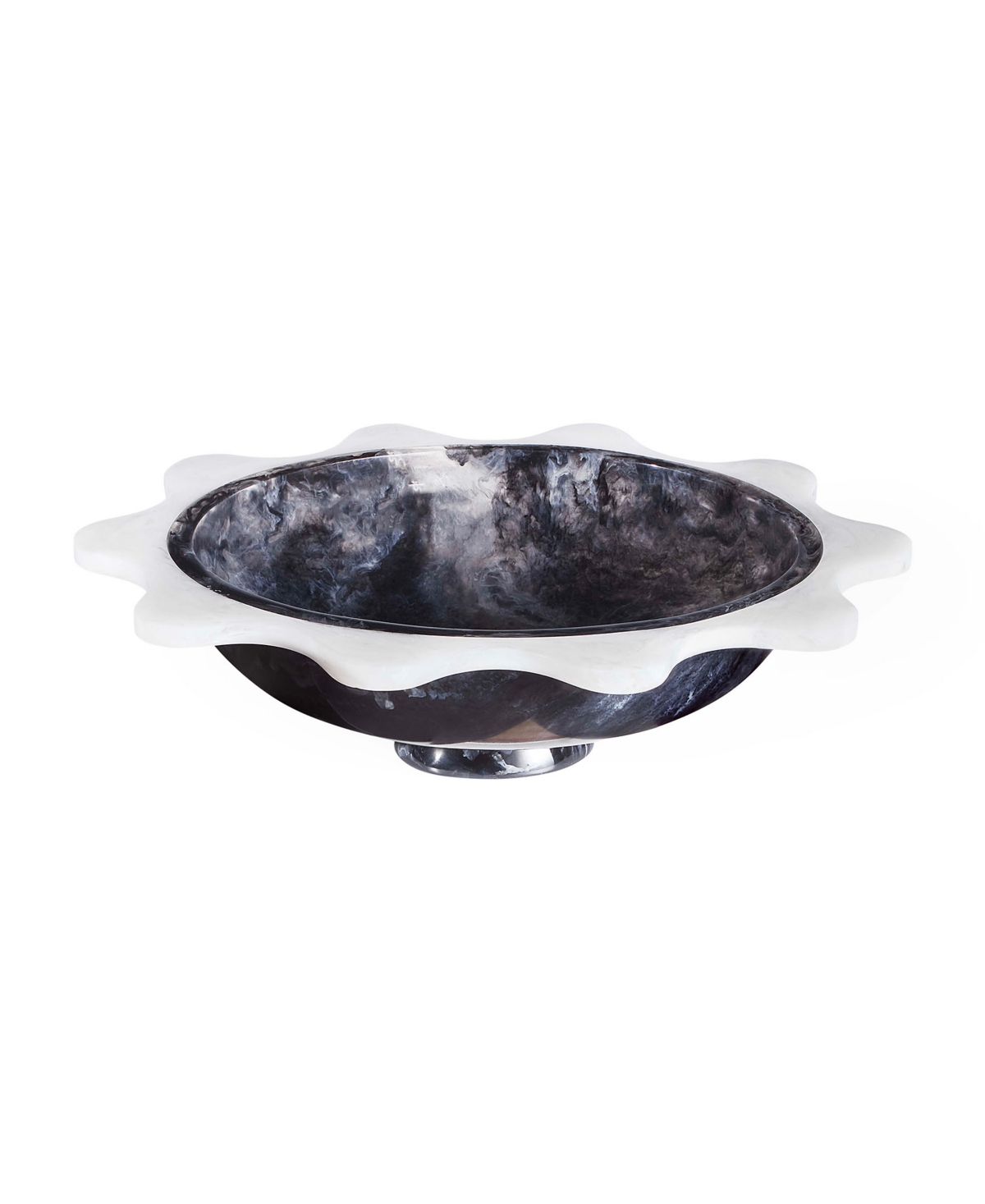 Click here for Jonathan Adler Como 100 oz. Ripple Bowl - Black prices