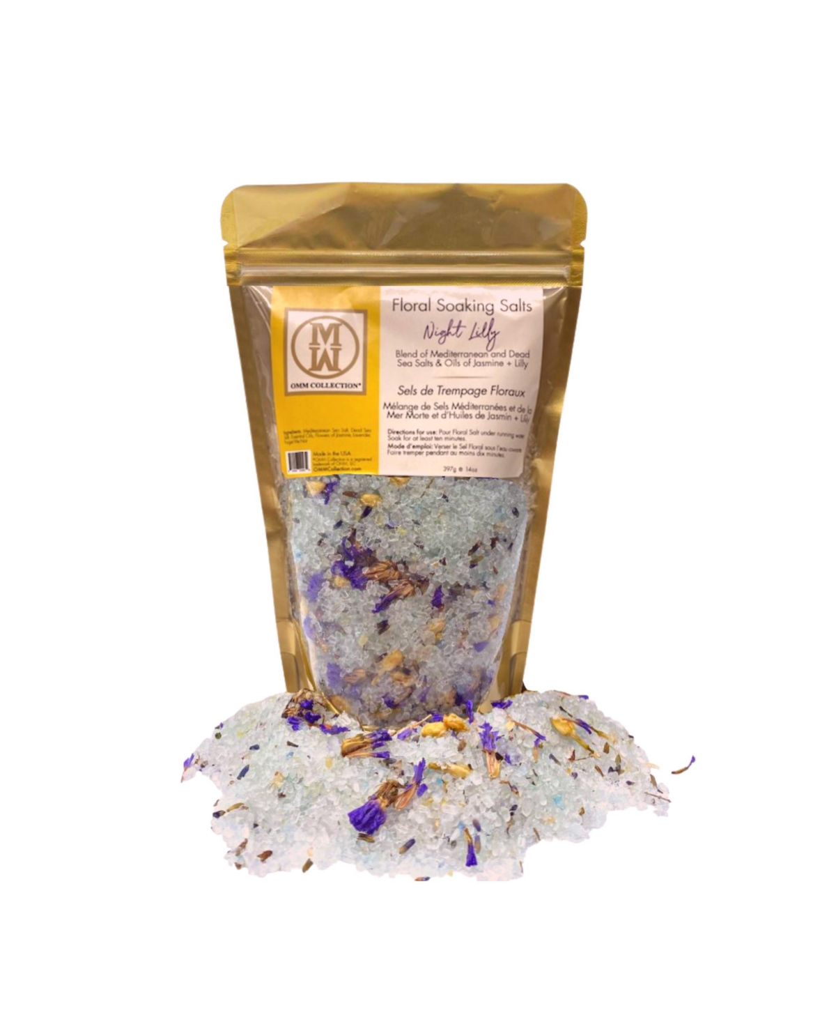 Click here for Omm Collection Floral Soaking Bath Salts Night Lil... prices