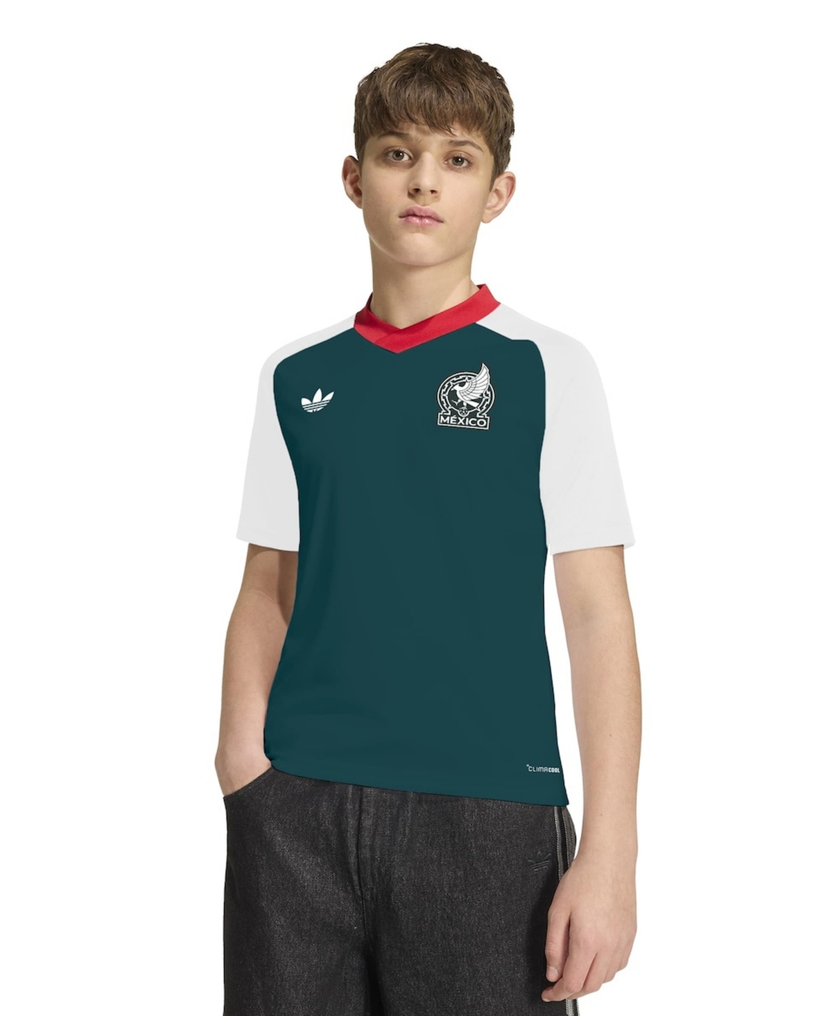Click here for Adidas Big Boys and Girls White Mexico National Te... prices