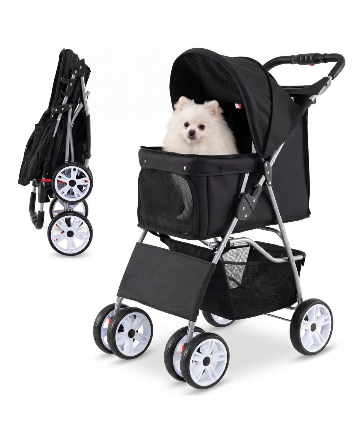 Click here for Cozito 4 Wheel Pet Stroller for Small Dogs and Cat... prices