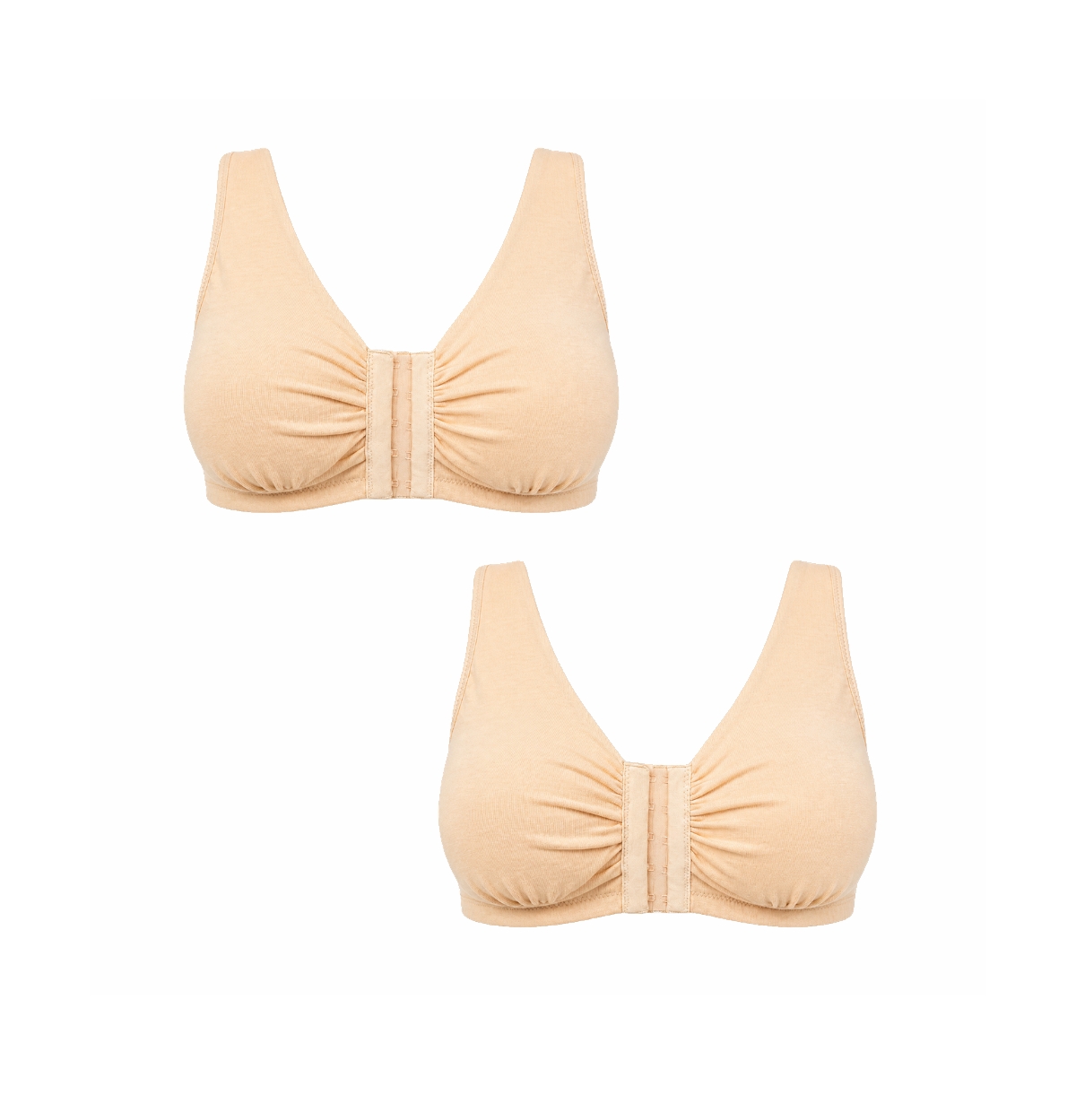 Click here for Meadow Womens Ease Cotton Front Closure Bra for Ma... prices
