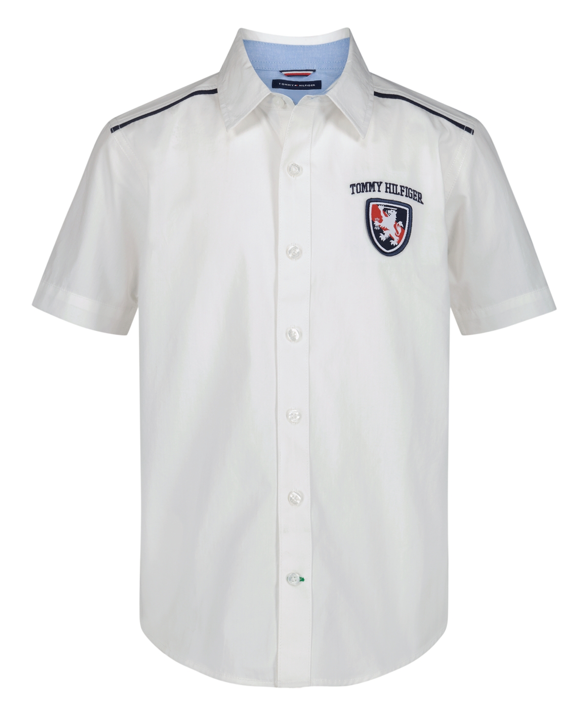 Click here for Tommy Hilfiger Boys 8-20 Logo Short-Sleeve Button-... prices