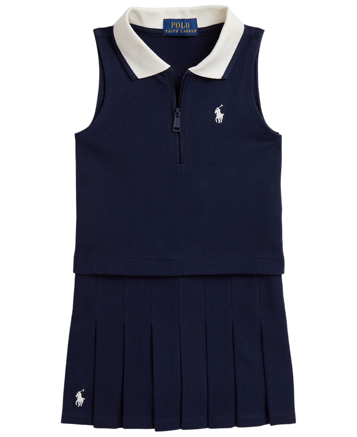 Click here for Polo Ralph Lauren Girls 2T-6X Stretch Mesh Boxy Po... prices