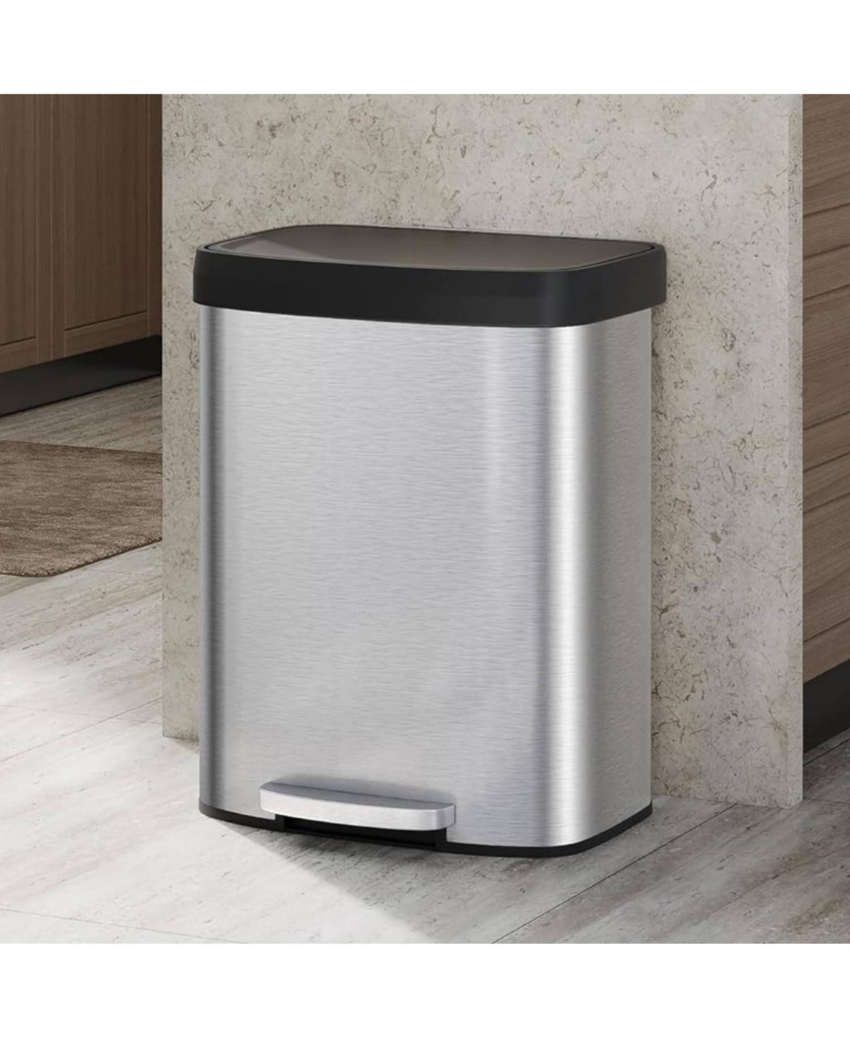 Click here for Gaomon Step-on Kitchen Stainless Steel Trash Can... prices