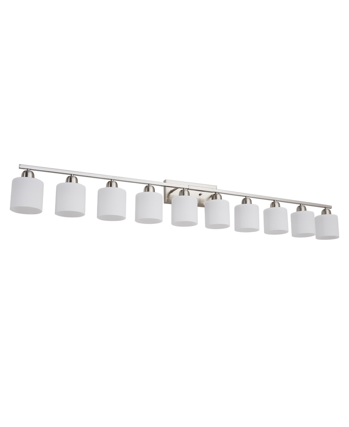Click here for Busdays 10 Light Nickel Bathroom Vanity Light with... prices