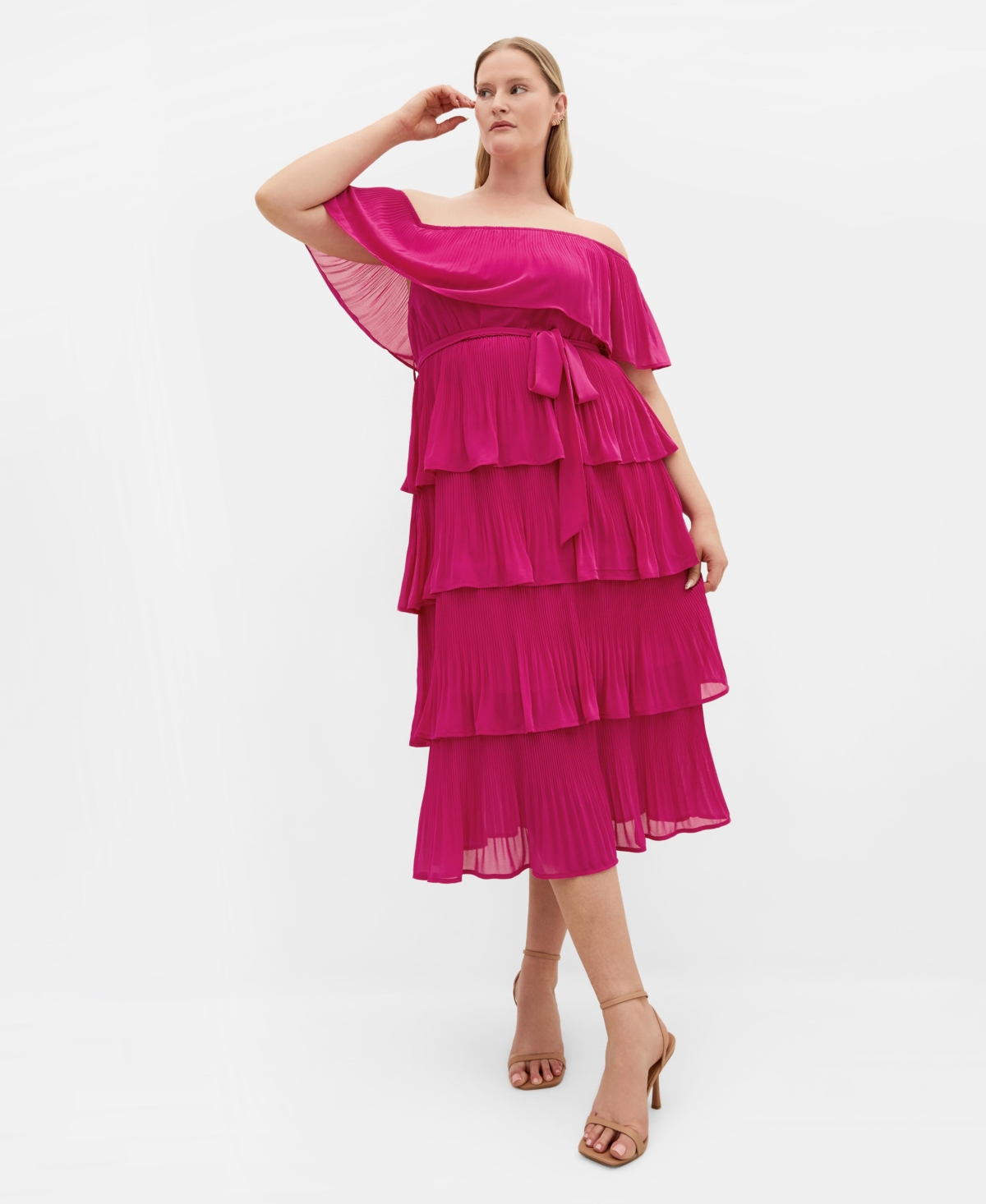 Click here for City Chic Plus Size Night Garden Maxi Dress - Hot... prices