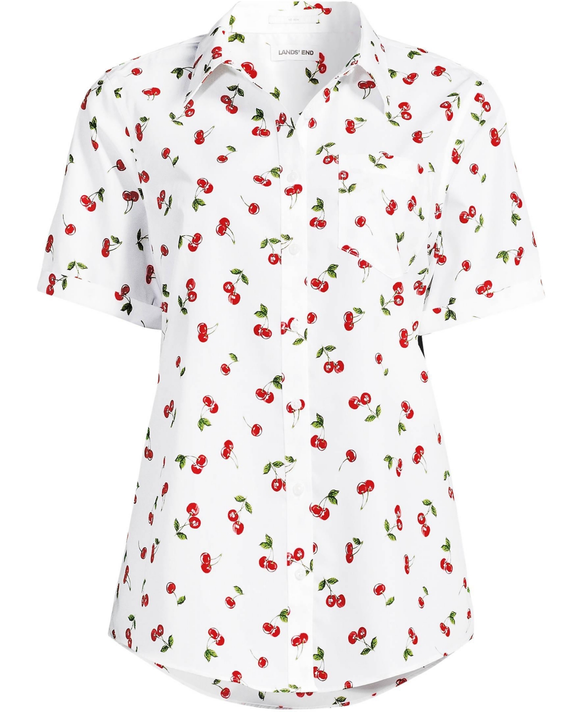 Click here for Lands End Womens Wrinkle Free No Iron Shirt - Cher... prices
