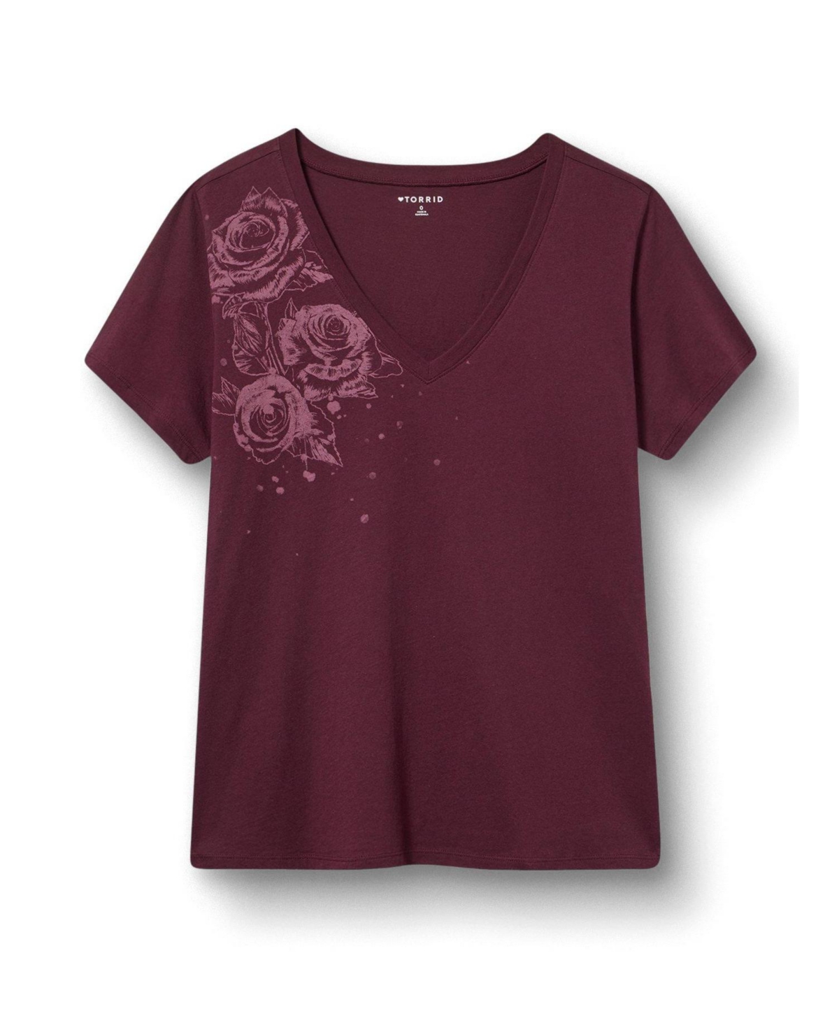Click here for Torrid Womens Plus Size Classic Cotton V-Neck Tee... prices