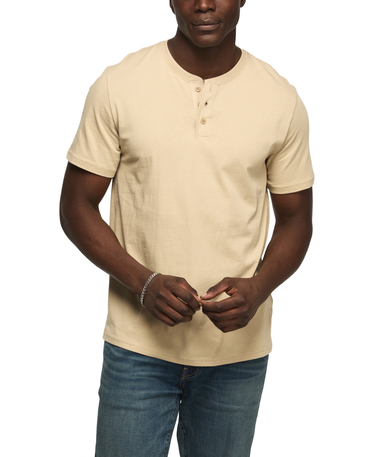 Click here for Lucky Brand Mens Supima Cotton Short-Sleeve Henley... prices
