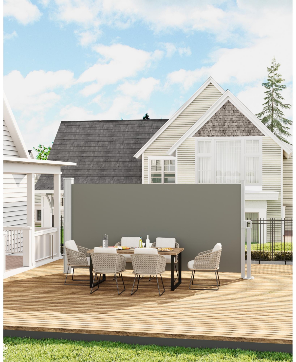 Click here for gaomon 71 in x138 inches Retractable Side Awning... prices