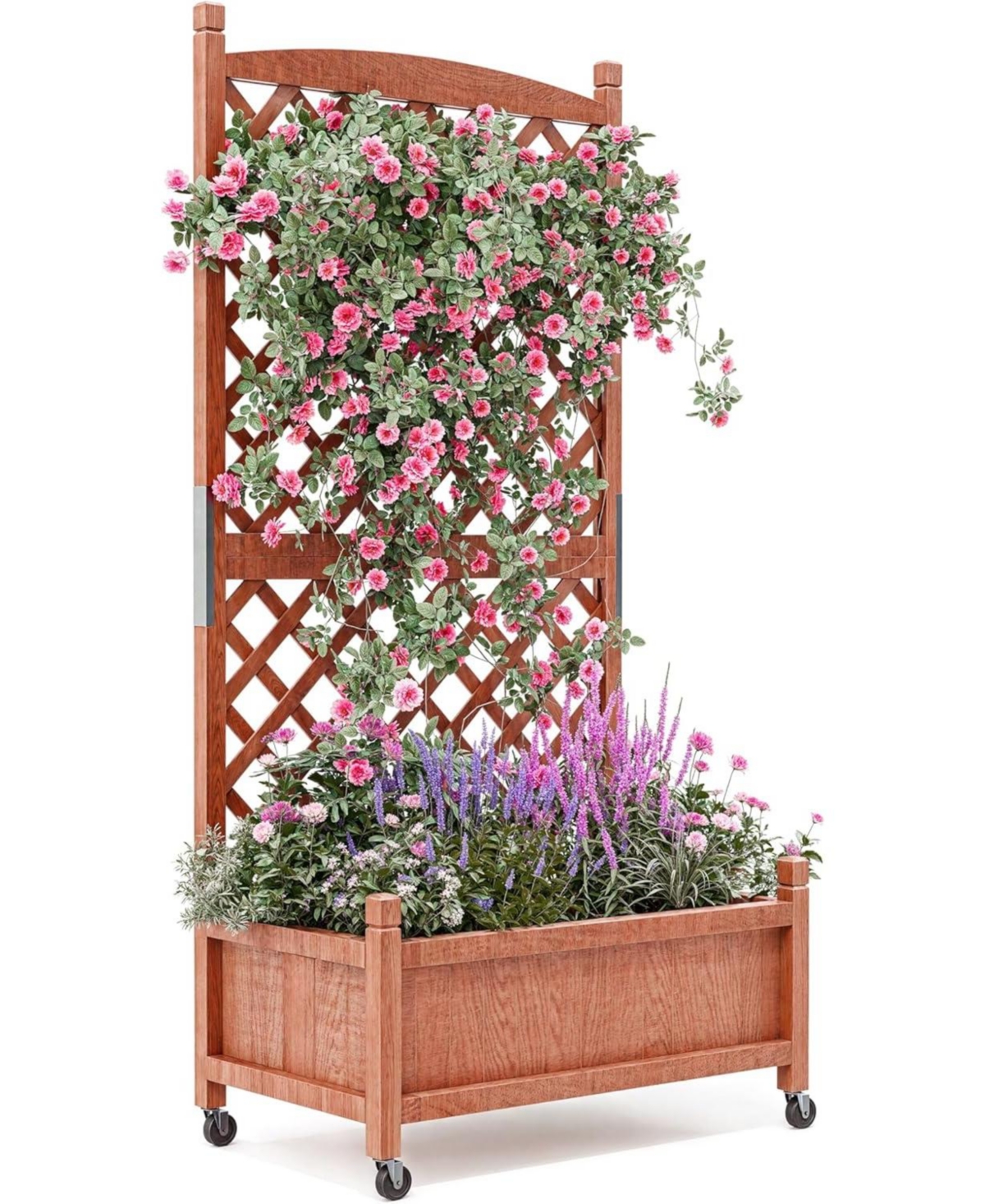 Click here for Xo 29.5 Wooden Raised Garden Bed with Trellis and... prices