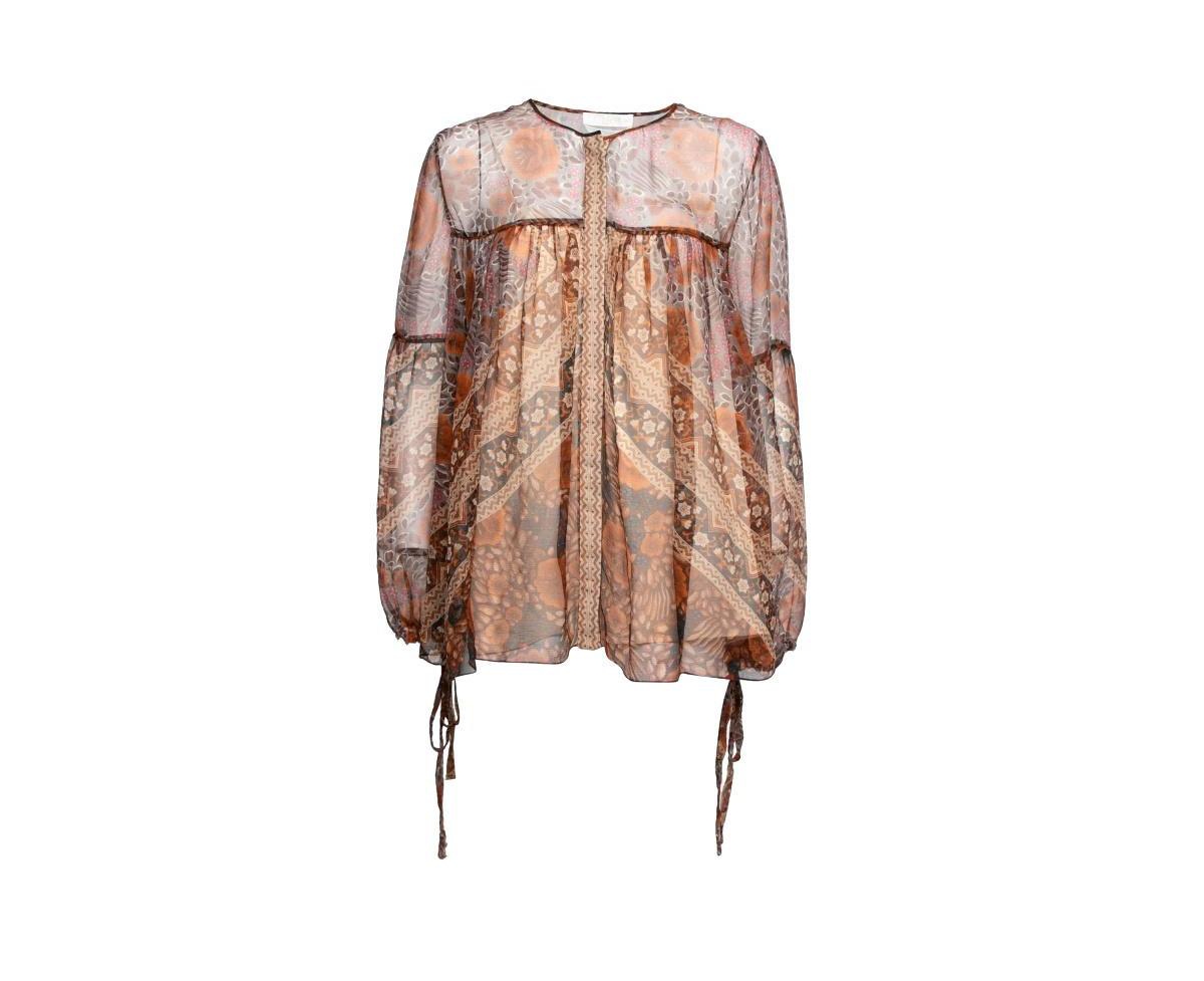 Click here for Pre-Owned Chloe Womens ange Silk Top - Orange prices