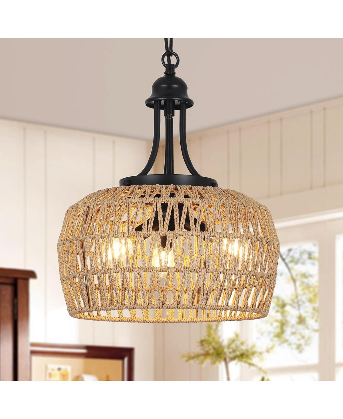 Click here for Midola Farmhouse Chandelier for Dining Room  3-Lig... prices