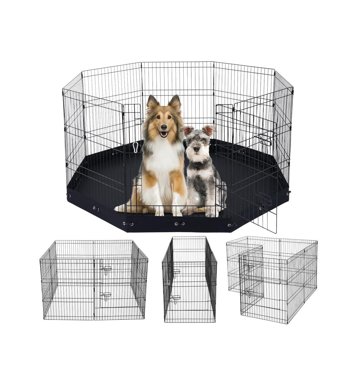 Click here for Ruie 8 Panel Foldable Metal Dog Exercise Pen with... prices