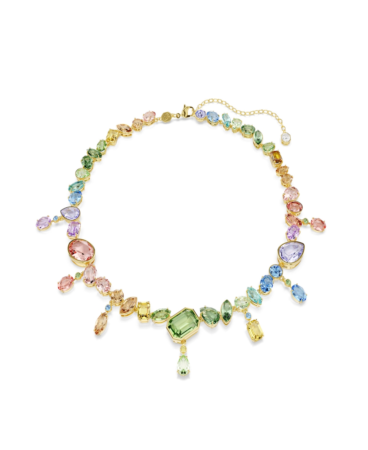 Click here for Swarovski Gold-Tone Plated Gema Necklace - Open prices