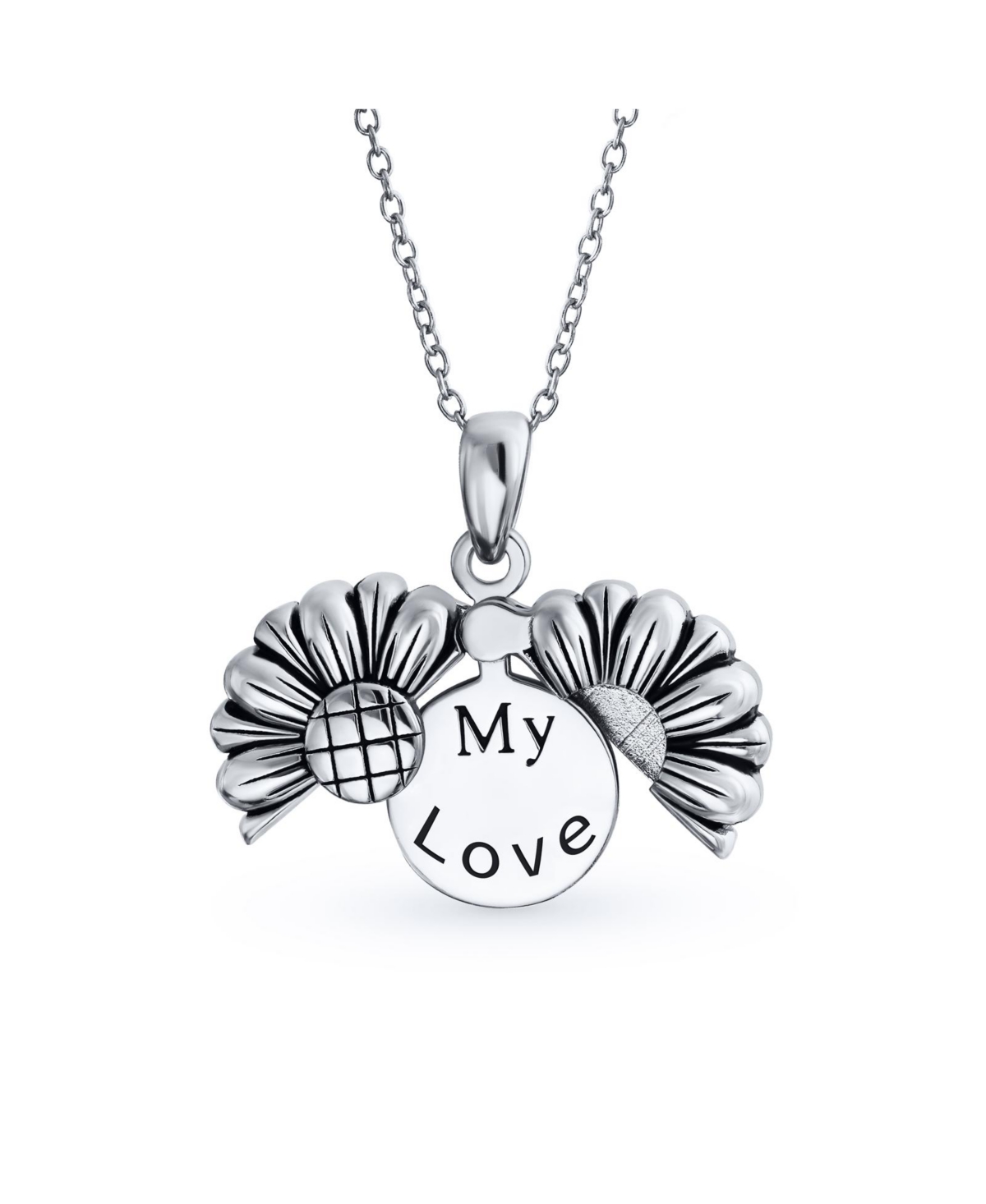Click here for Bling Jewelry Sterling Silver Sunflower Open Locke... prices