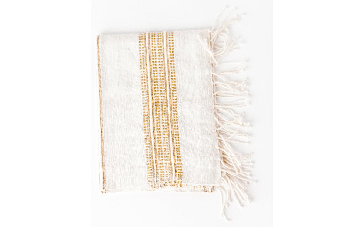Click here for Creative Women  Aden Cotton Hand Towel - Natural /... prices