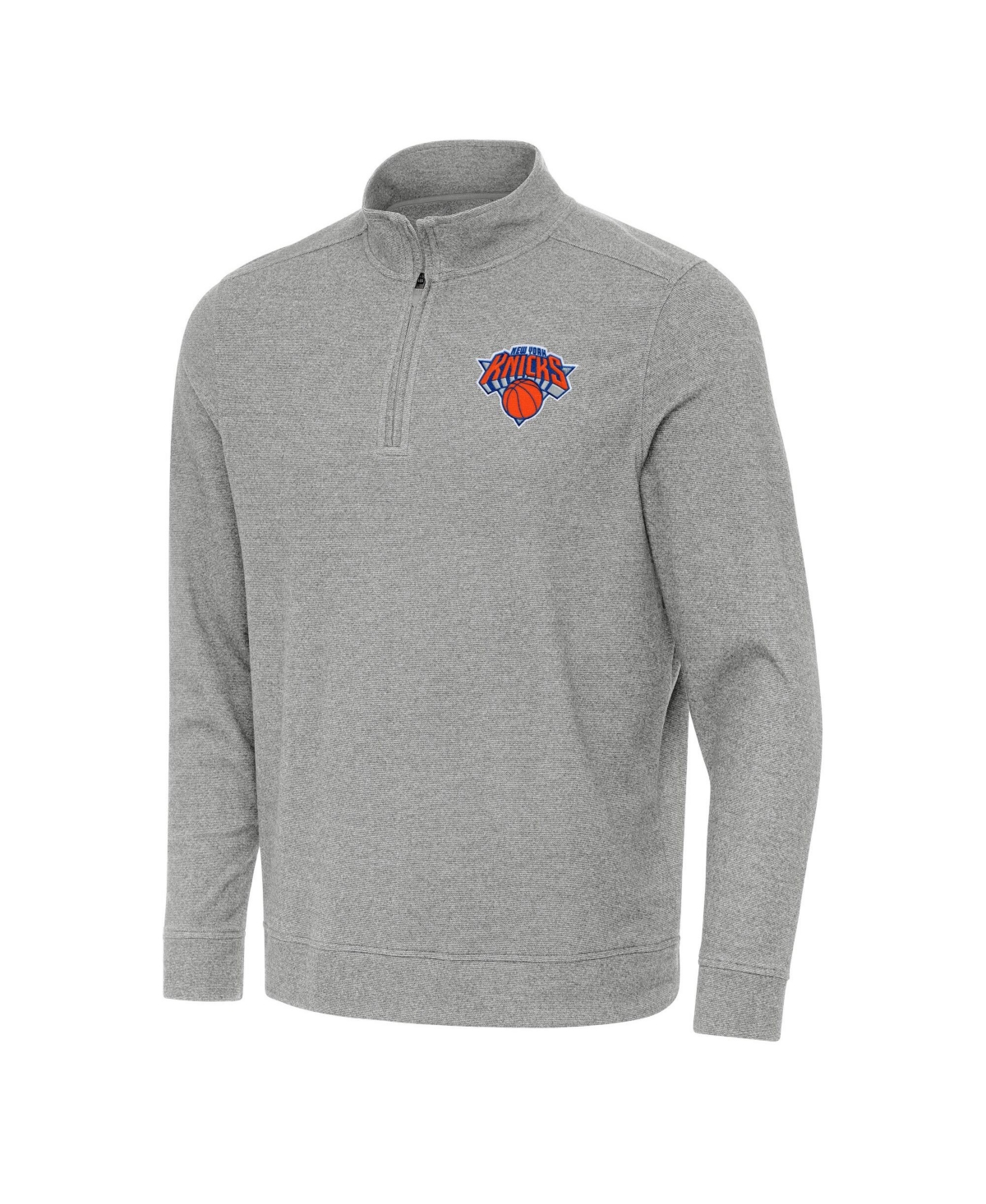 Click here for Antigua Mens Heather Gray New York Knicks Subtle Q... prices