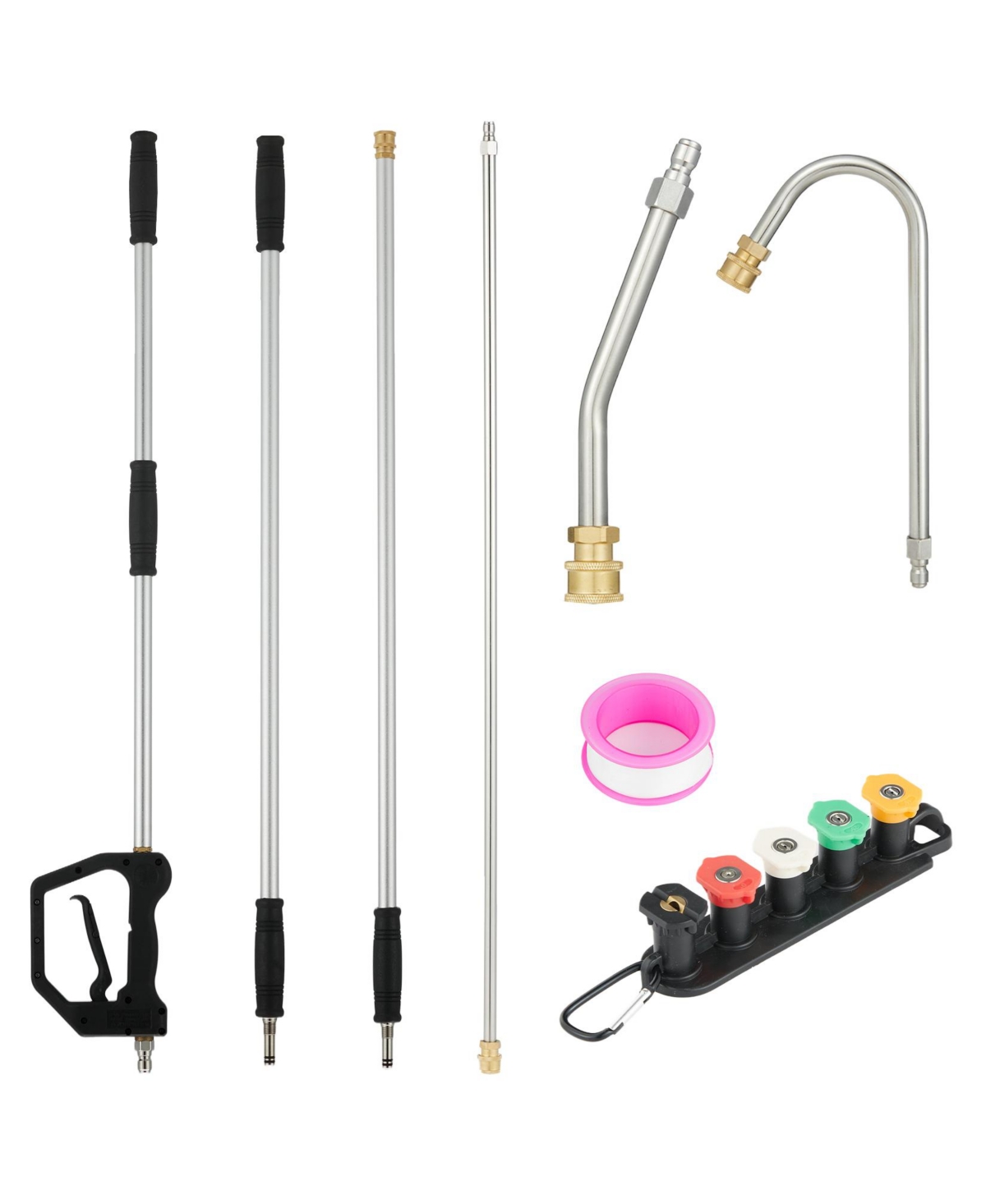 Click here for Gaomon 15FT Pressure Washer Extension Wand Set  40... prices