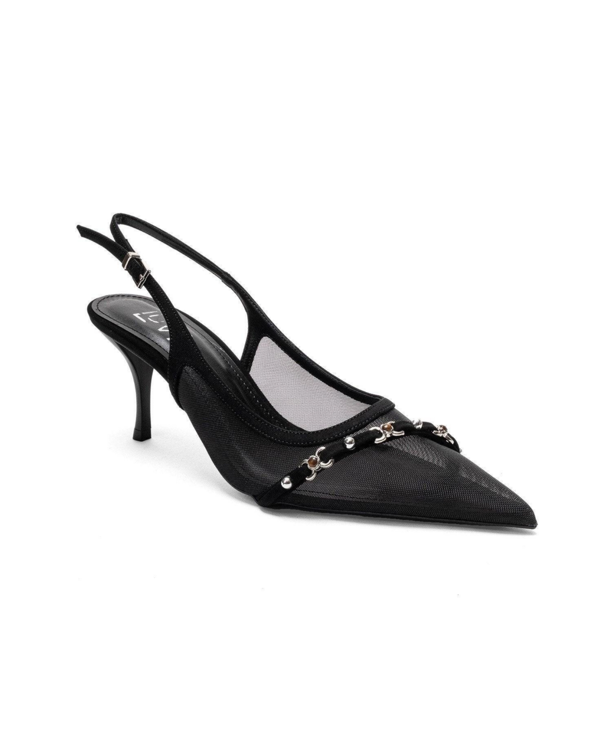 Click here for Prologue Shoes Pioren Stiletto Pump - Black prices